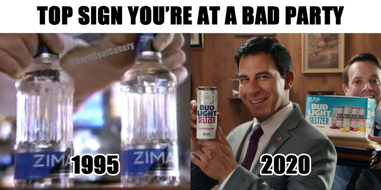 Bud Light Seltzer is Basically Zima, Right? - Coal Region Canary