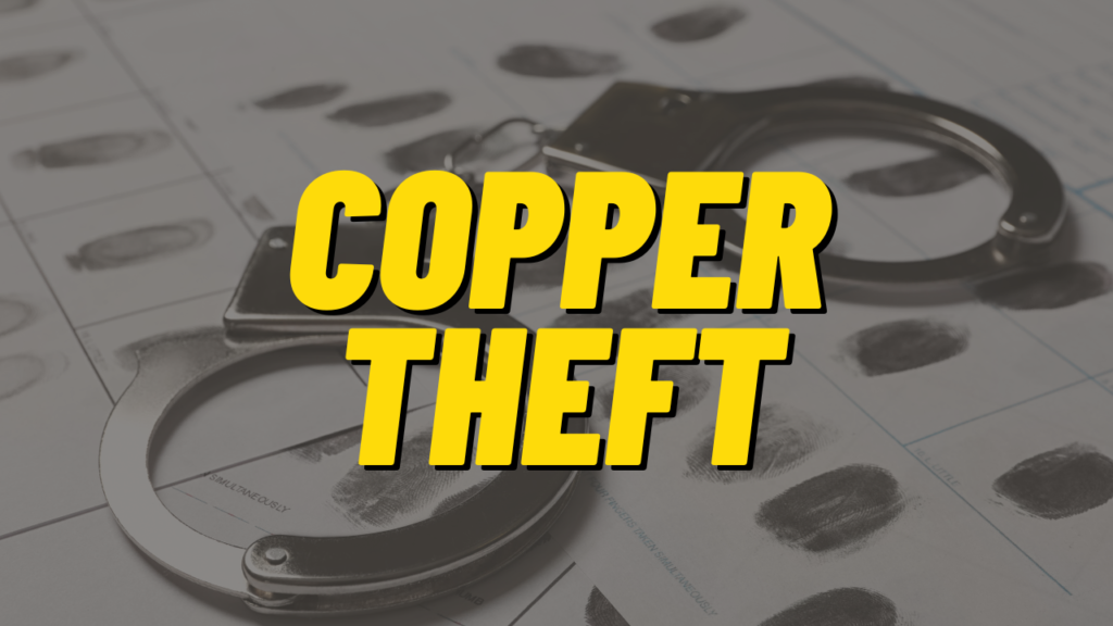 Police Say Someone Boscov'd Off with Copper Wire - Coal Region Canary